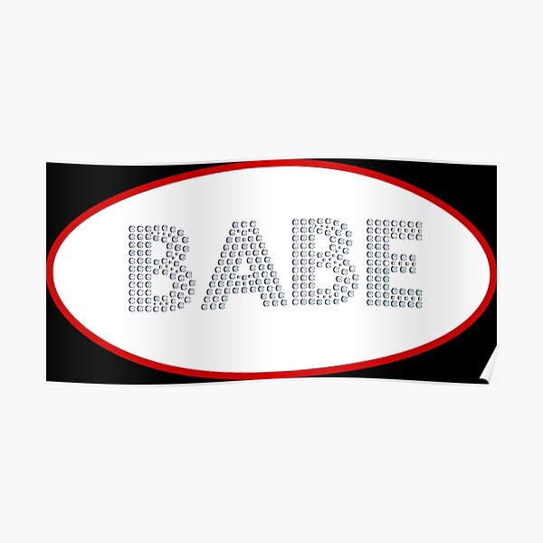 "babe bedazzled text vending machine sticker" Poster by lolihatemyself ...