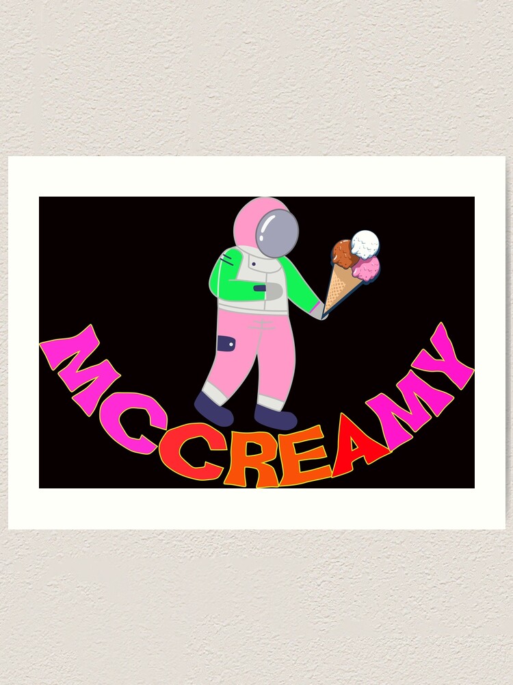 "mccreamy Youtuber ngmrfreshasian" Art Print by matrixvip | Redbubble