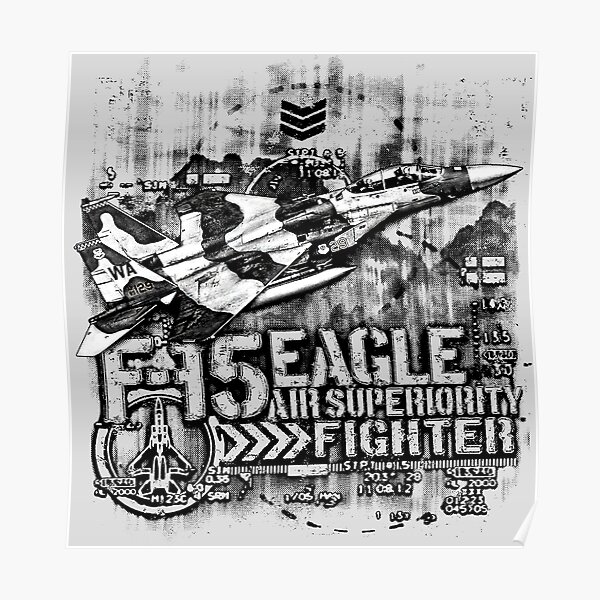 "F-15 Eagle" Poster by deathdagger | Redbubble