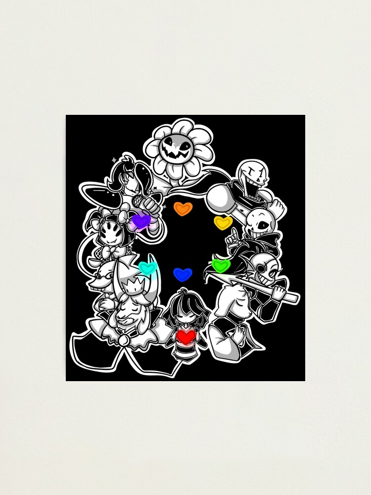"Undertale v2" Photographic Print for Sale by Biron | Redbubble
