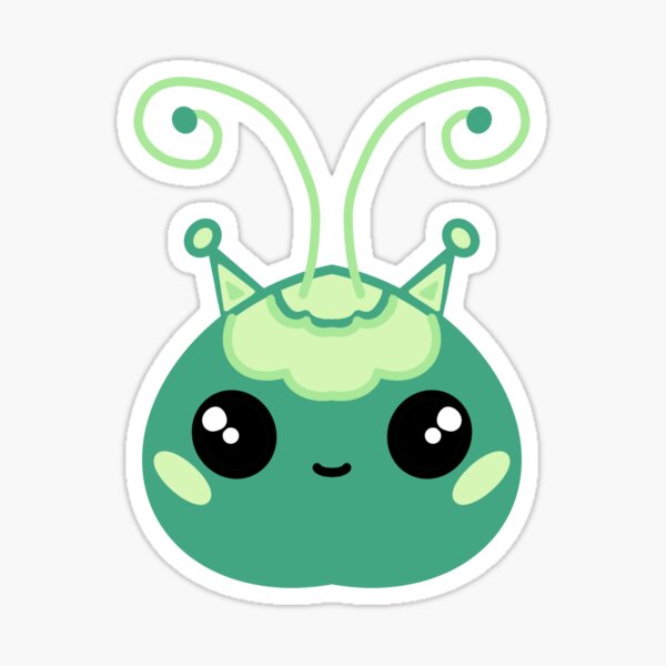 "Alien Creative Critter " Sticker for Sale by BubbleCatsArt | Redbubble