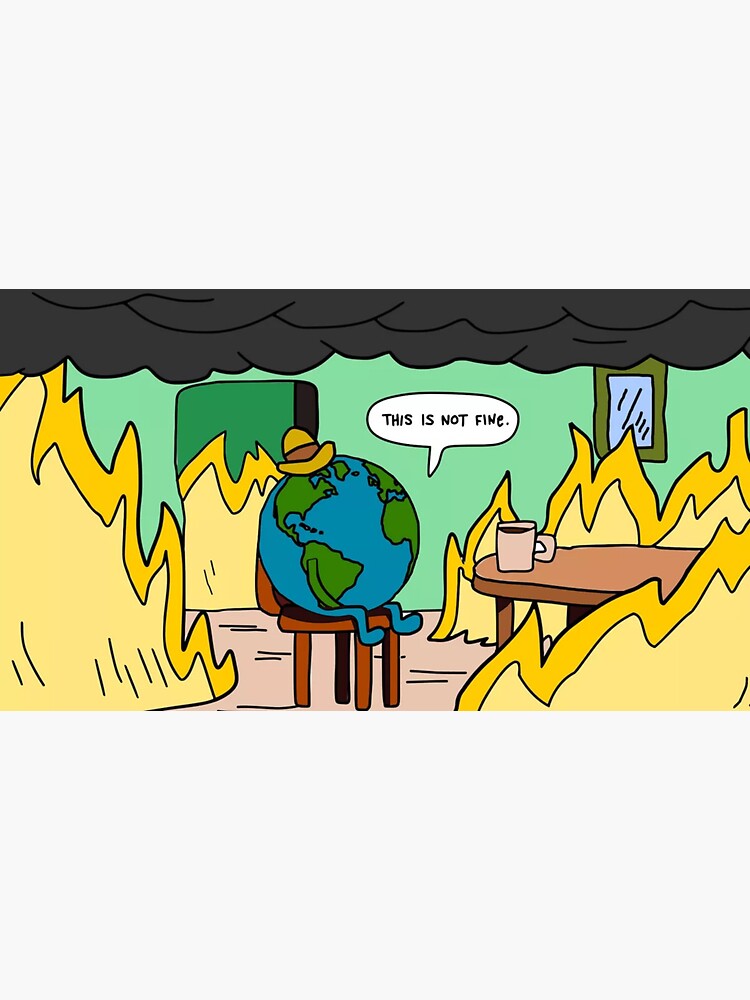 "This is not fine mask" Sticker for Sale by maskfantastic | Redbubble