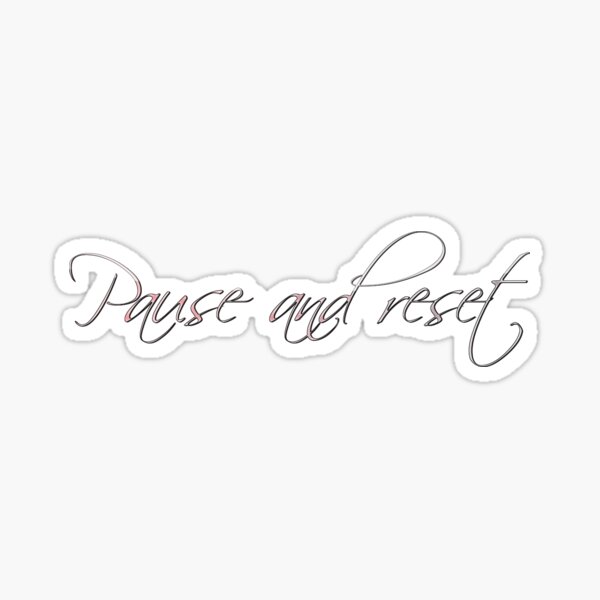 "reset" Sticker for Sale by ankart | Redbubble