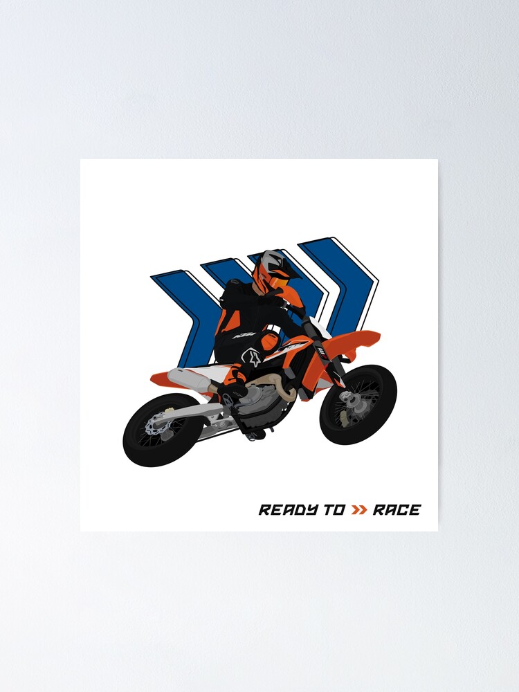 "KTM SMR 450 wheelie" Poster by f1nger | Redbubble