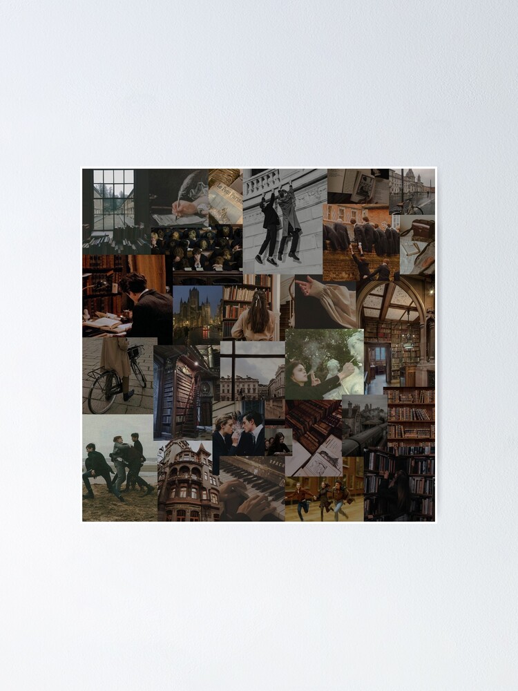 "Aesthetic collage Dark Academia" Poster for Sale by Polarys | Redbubble