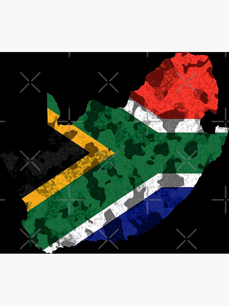"South Africa Pride Flag Map Camo Style" Poster for Sale by d247 ...