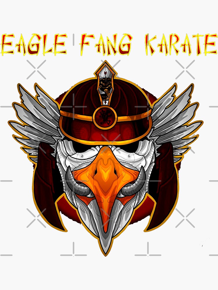 "Eagle Fang Karate Logo" Sticker for Sale by deniel013 | Redbubble