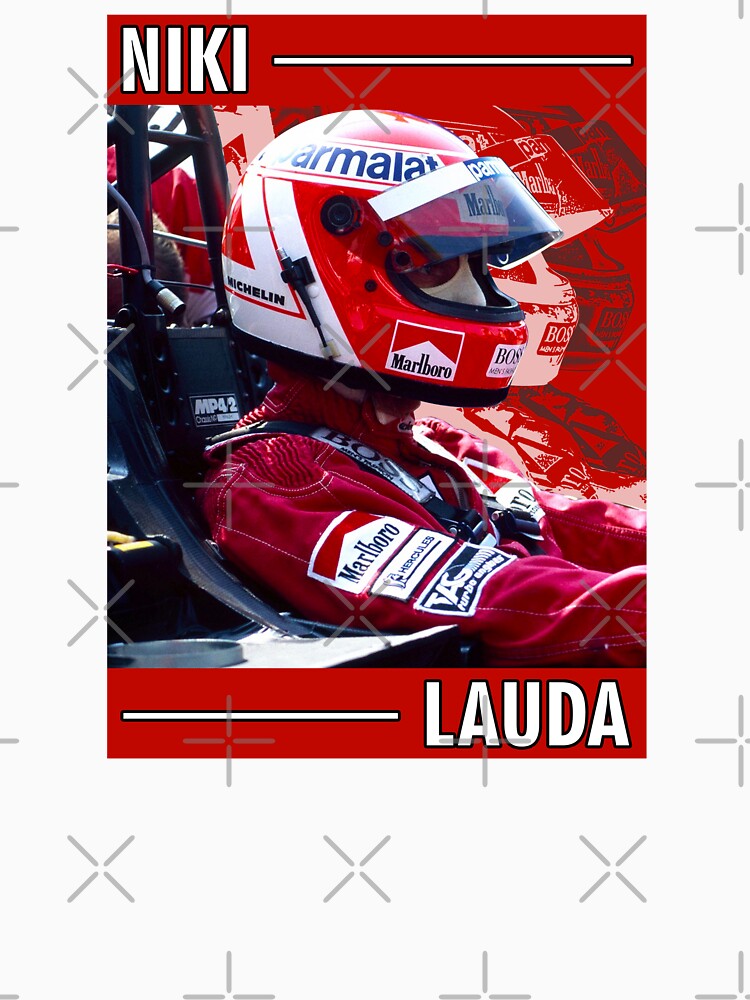 "Niki Lauda McLaren F1" T-shirt for Sale by Dibujoa-store | Redbubble ...