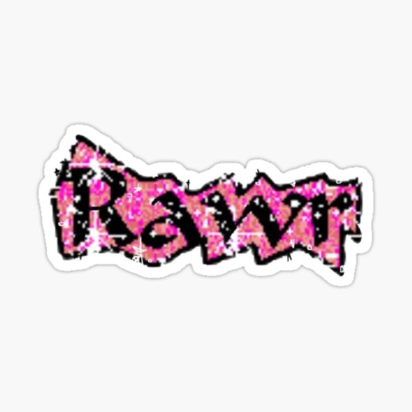 Rawr Xd Stickers | Redbubble