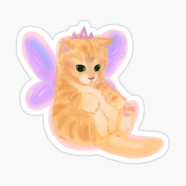 "fairy princess cat" Sticker for Sale by goblinbabe | Redbubble