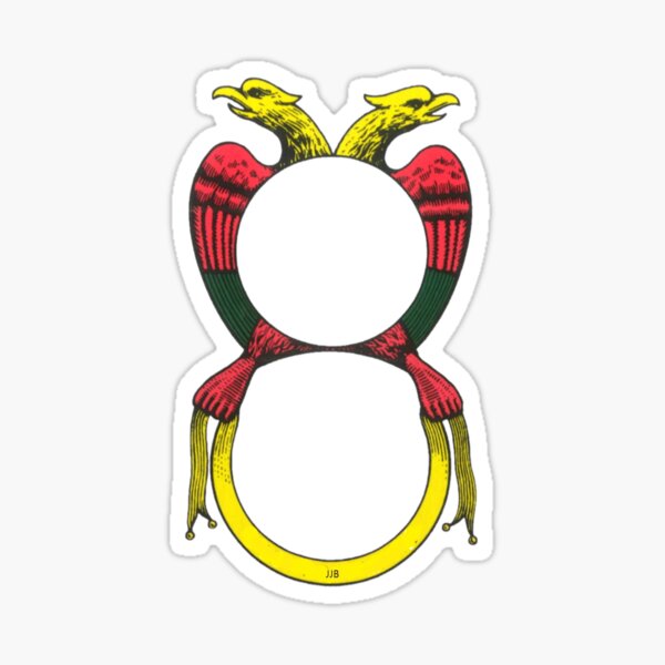 "Ace of Suns - Italian Cards" Sticker for Sale by bortojo | Redbubble