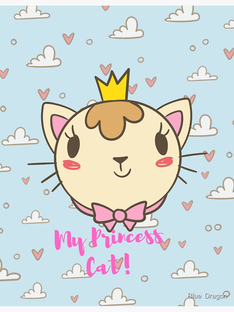 "Princess Cat is mine." Sticker for Sale by Adhamsaad | Redbubble