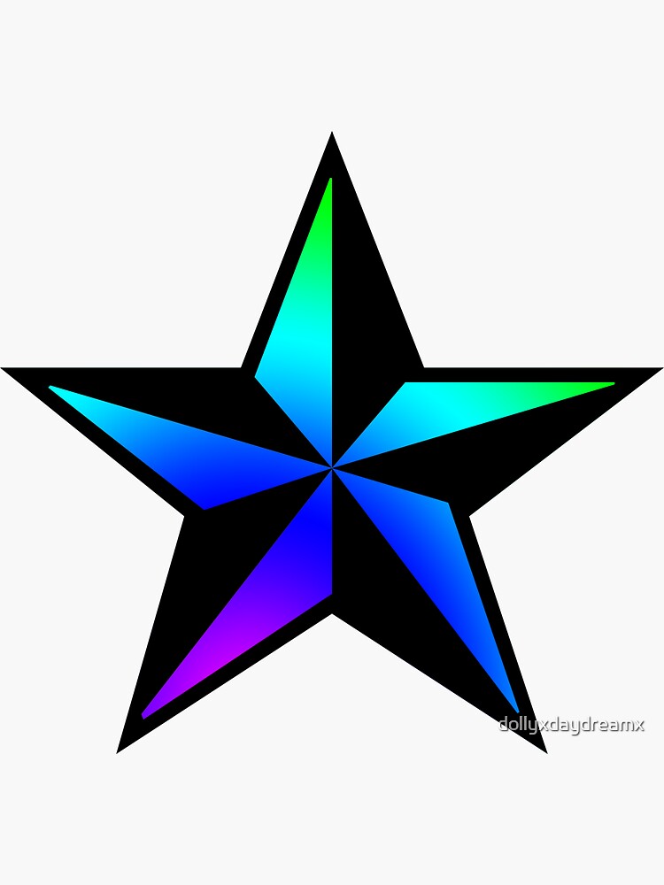 "Punk Star" Sticker for Sale by dollyxdaydreamx | Redbubble