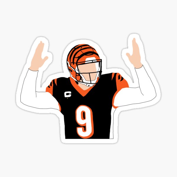 "Joe Burrow" Sticker by xhill33 | Redbubble