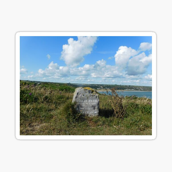"Coast Path" Sticker for Sale by Averey-Fox | Redbubble