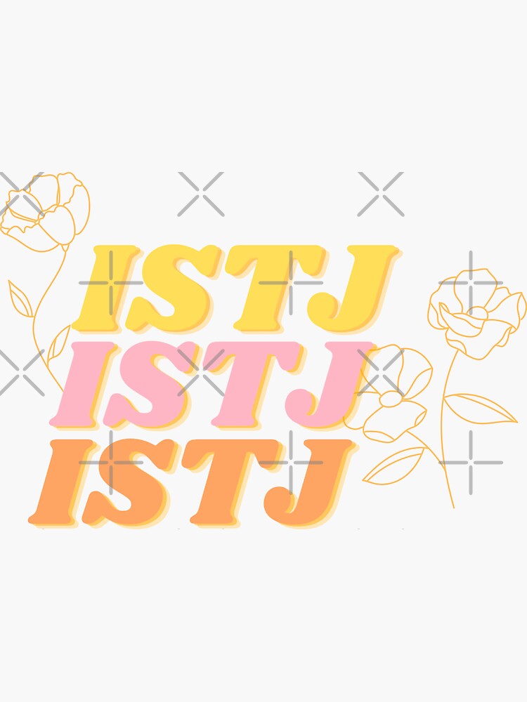 "ISTJ - Logistician" Sticker for Sale by Cinnamon08 | Redbubble