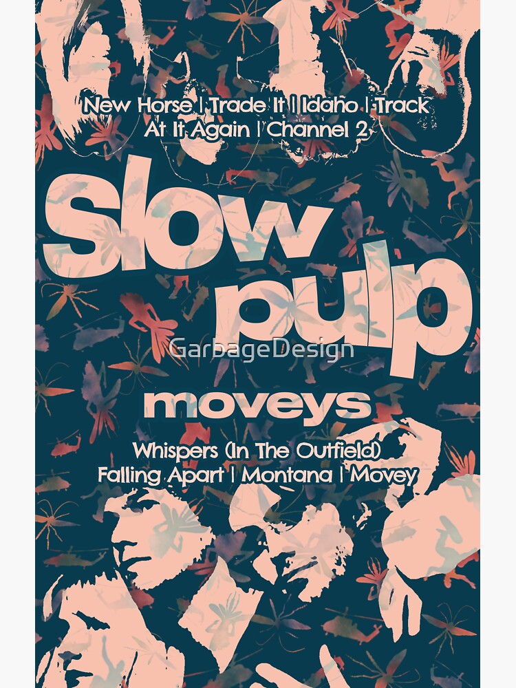 "Slow Pulp moveys Poster" Sticker for Sale by GarbageDesign | Redbubble