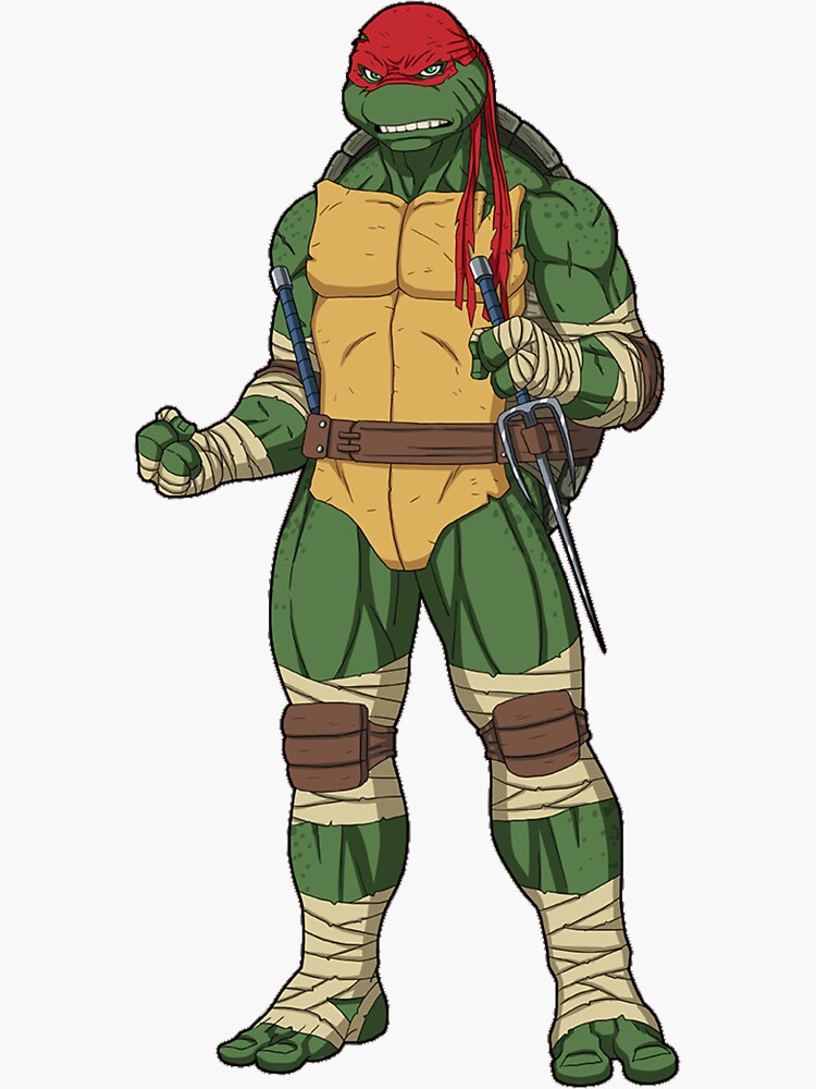 "Raphael Ninja Turtles" Sticker by HeavensD00r | Redbubble