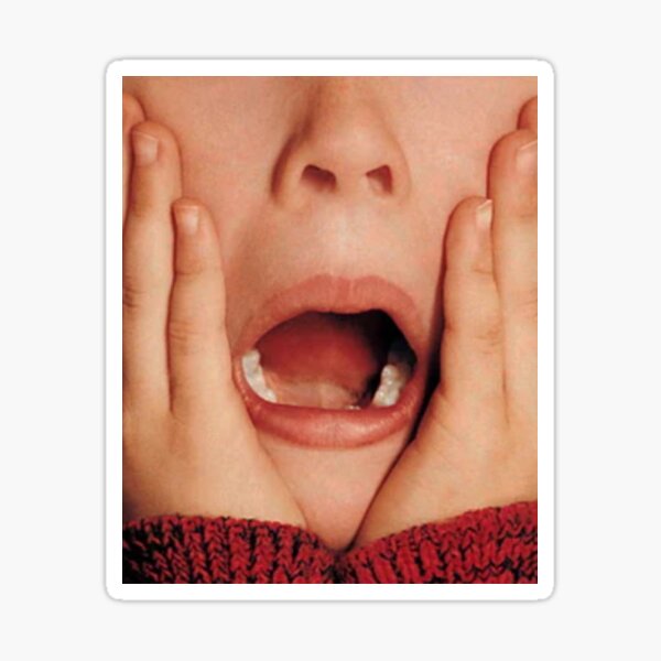 "Home Alone Mask" Sticker for Sale by QualityClo | Redbubble