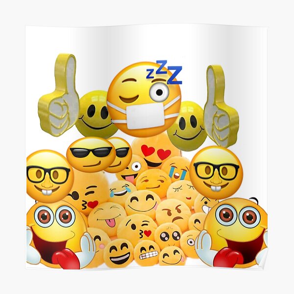 "The funny MOJI" Poster by nejjam | Redbubble