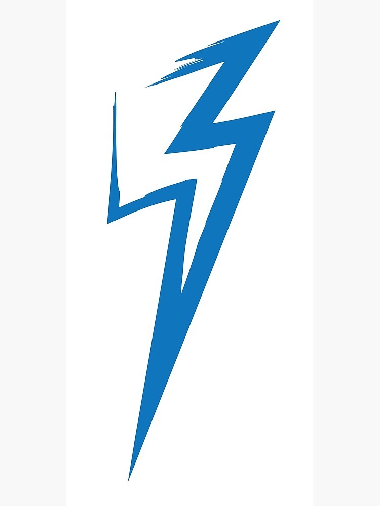 "Minimalist Lightning Bolt" Poster by carolyncrane | Redbubble