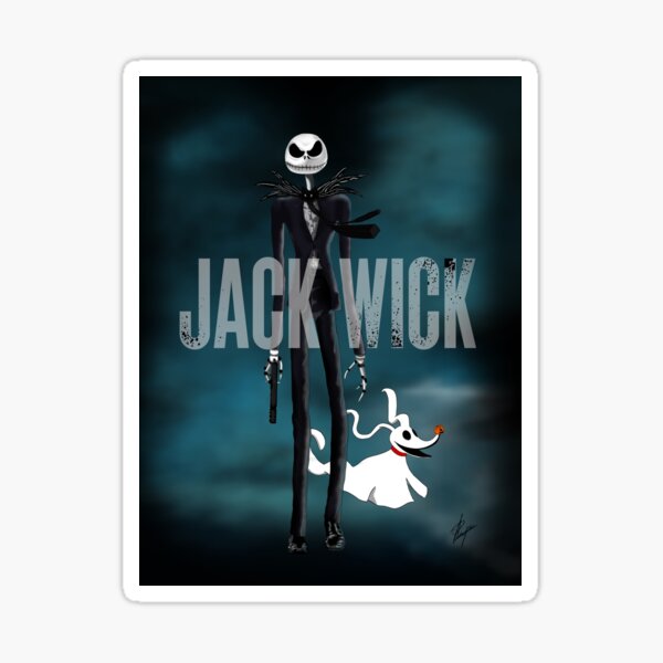 "Jack Wick" Sticker by Shanmel-Designs | Redbubble