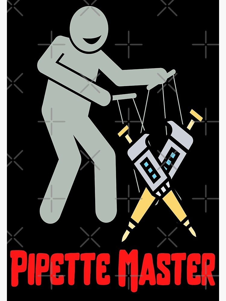 Lámina metálica «PIPETTE MASTER FUNNY pipetas Microbiología CIENTÍFICO ...