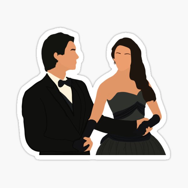 "delena dance" Sticker by ahp00 | Redbubble
