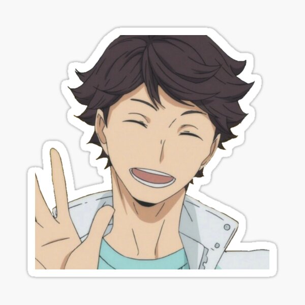 "Oikawa Tooru" Sticker by mfelle | Redbubble
