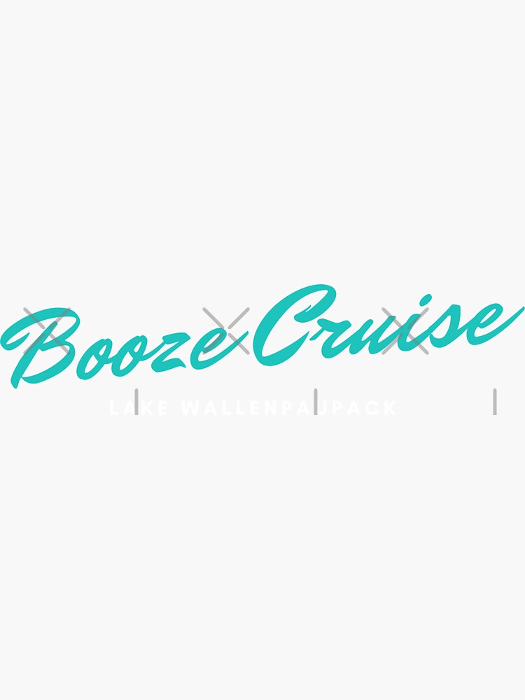 "Booze Cruise" Sticker for Sale by GooseHaus | Redbubble