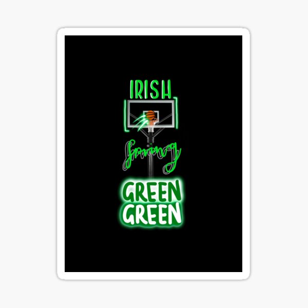 "Irish spring Green green! Print" Sticker for Sale by Bujo-and-Me ...