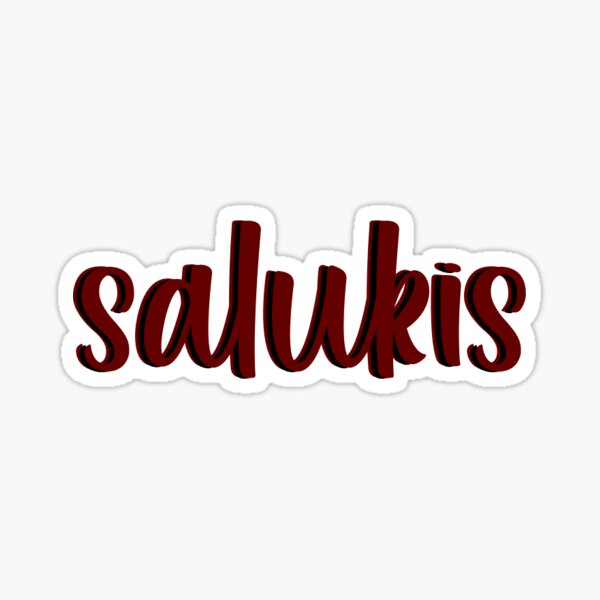 "SIU Salukis" Sticker for Sale by mblacker18 | Redbubble