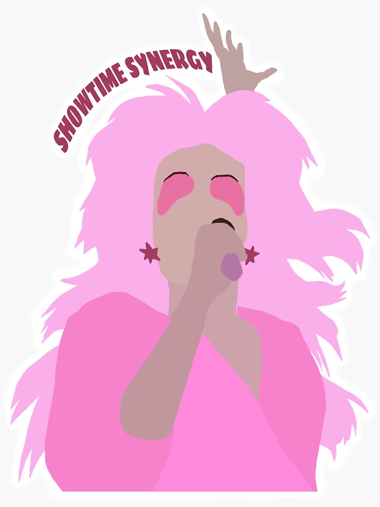 "Jem Showtime Synergy" Sticker for Sale by mayathebeeee | Redbubble