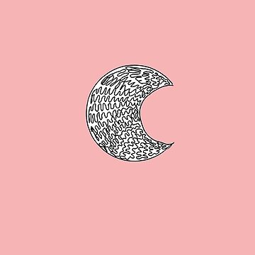 "Pink Moon" Sticker for Sale by TheAltRoom | Redbubble