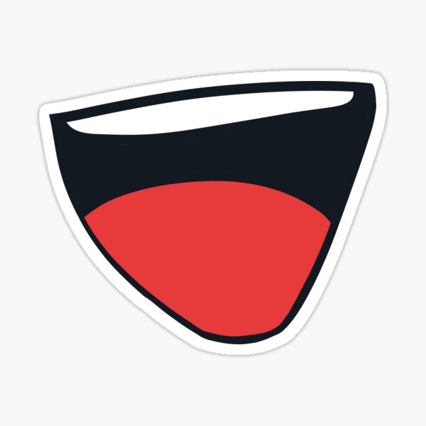 "Haaa..." Sticker by animouths | Redbubble