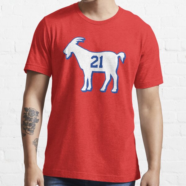 "Philadelphia GOAT - 21 - red" T-shirt for Sale by SaturdayAC ...