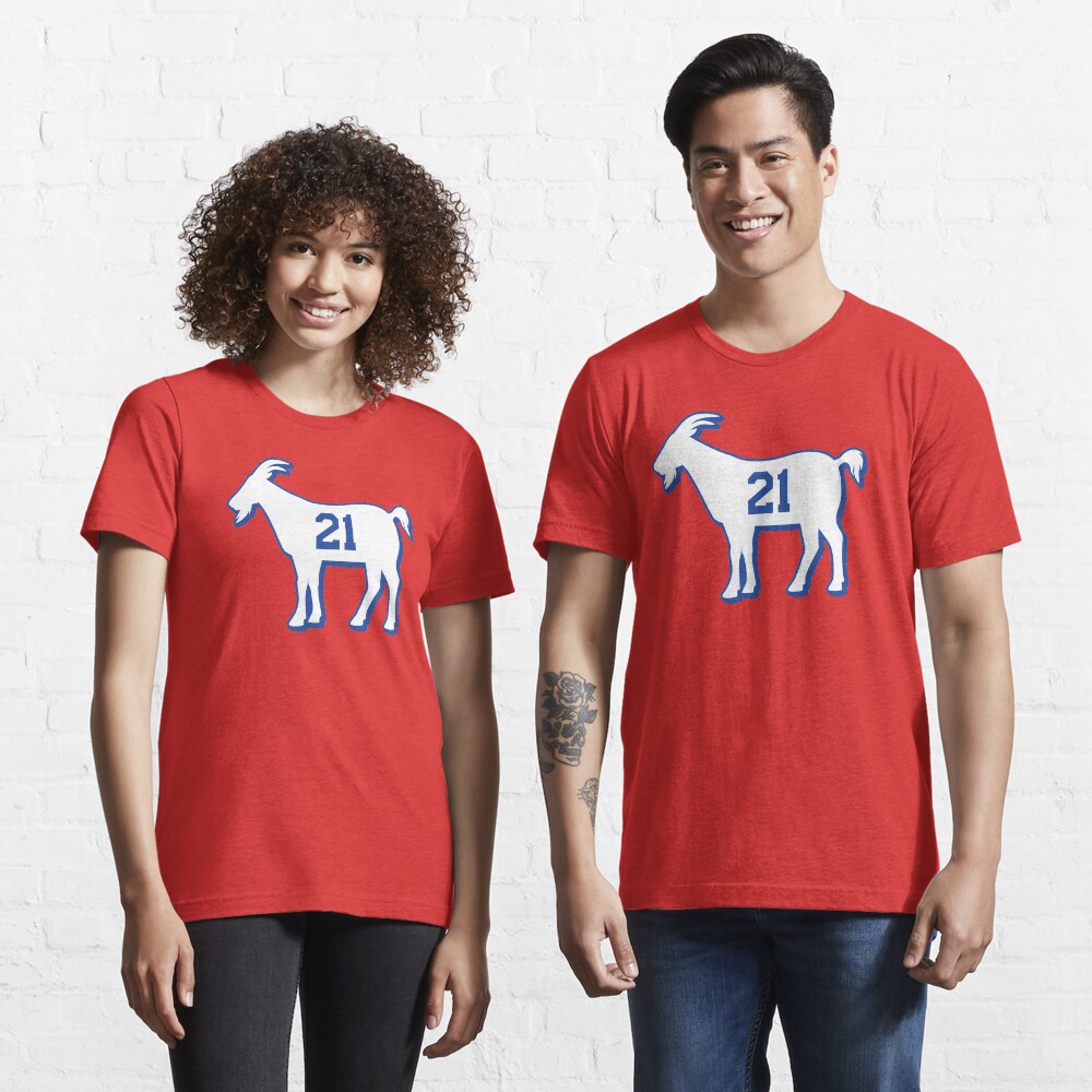 "Philadelphia GOAT - 21 - red" T-shirt for Sale by SaturdayAC ...