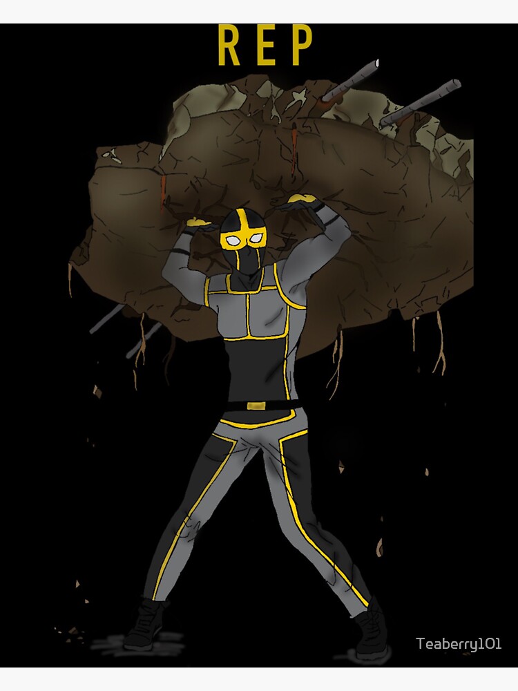 "Rep" Sticker for Sale by Teaberry101 | Redbubble