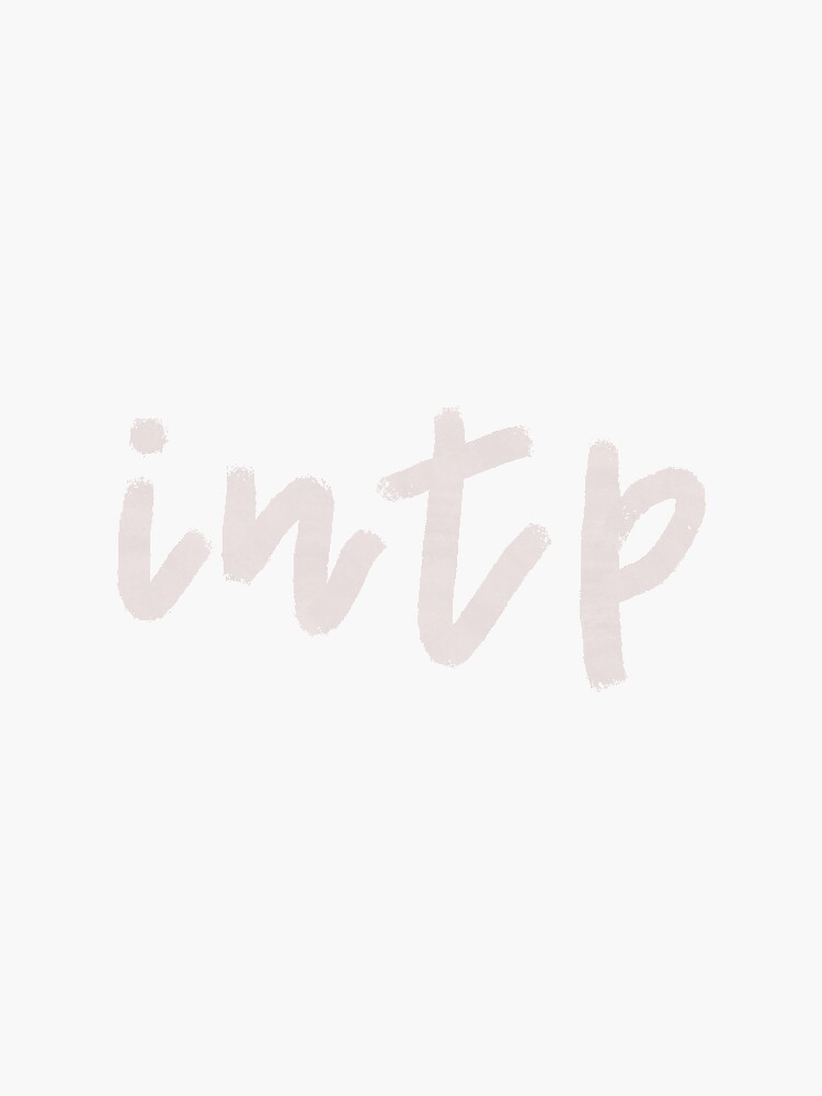 "intp sticker " Sticker for Sale by dfwrks | Redbubble