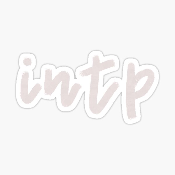 "intp sticker " Sticker for Sale by dfwrks | Redbubble