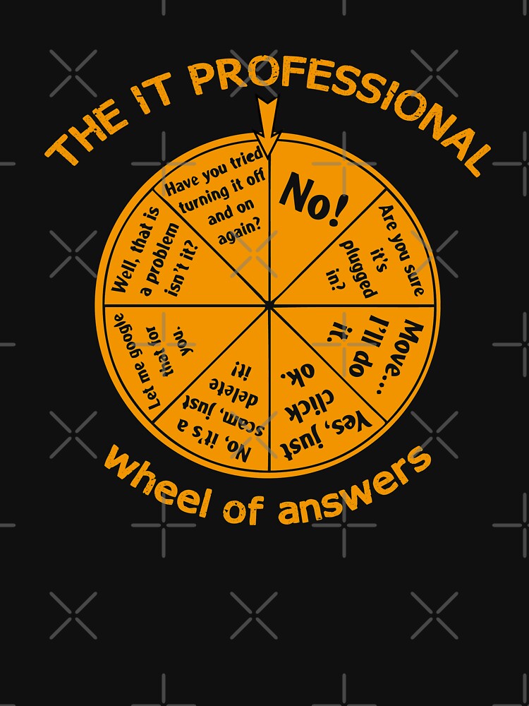 "the it professional wheel of answers,professional wheel of answers" T ...