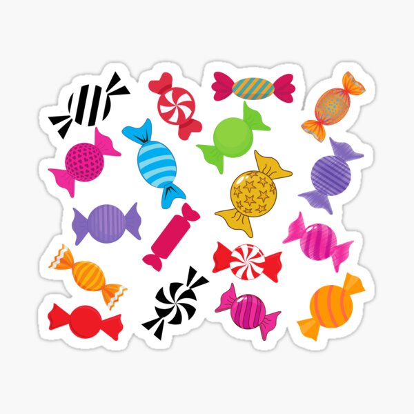 "CANDY DISH" Sticker for Sale by TheMugHoarder | Redbubble