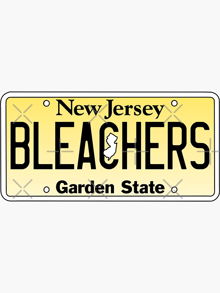 "bleachers " Sticker for Sale by wakinguptired | Redbubble