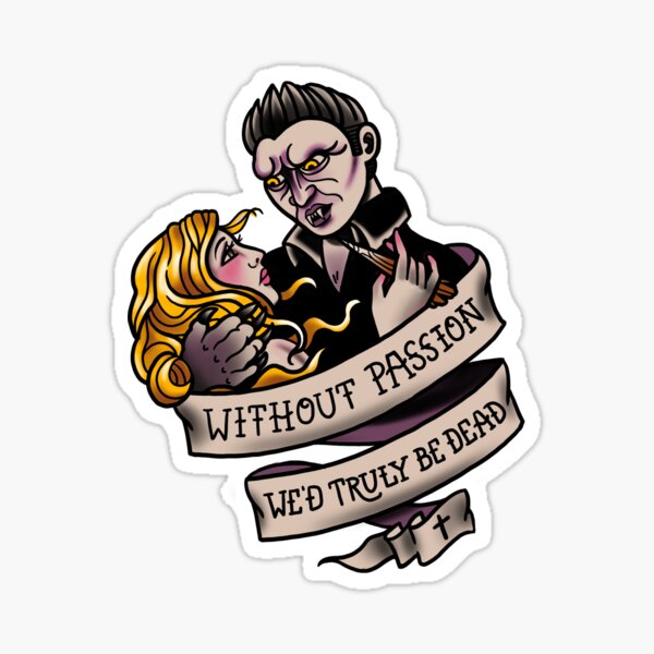 "A Stake Through the Heart" Sticker for Sale by Brittality | Redbubble