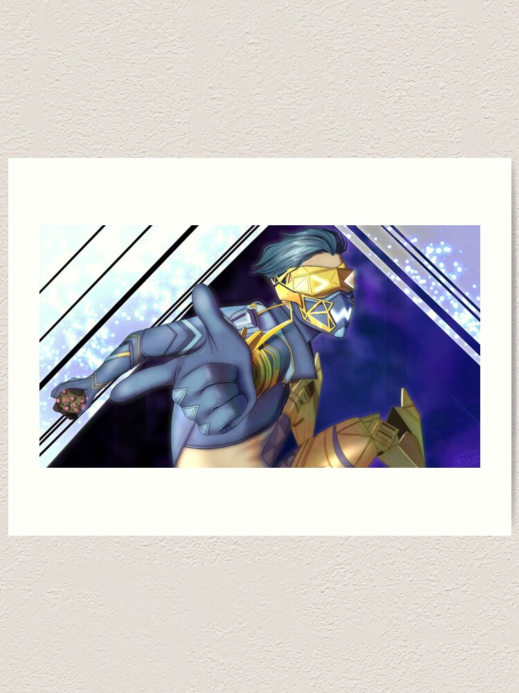 Octane Fast Fashion Apex Legends Art Print By Miskit Redbubble