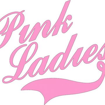 "Grease - Pink Ladies Logo " Pin for Sale by Anatomyofart | Redbubble