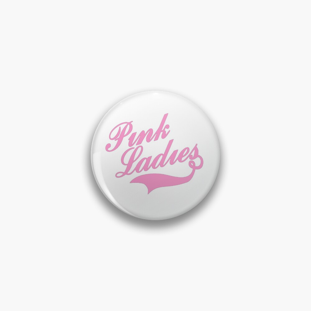 "Grease - Pink Ladies Logo " Pin for Sale by Anatomyofart | Redbubble