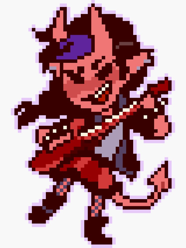 "Fig Pixel" Sticker for Sale by devildaisy | Redbubble