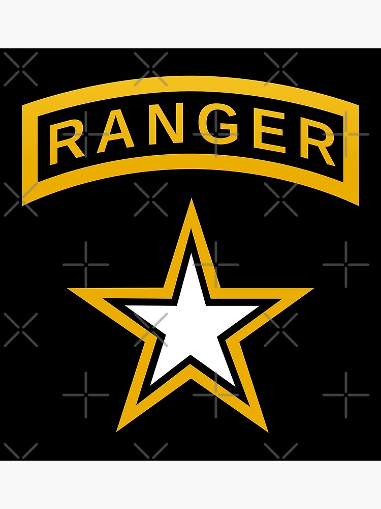 "US ARMY RANGER TAB AND STAR" Poster for Sale by enigmaticone | Redbubble