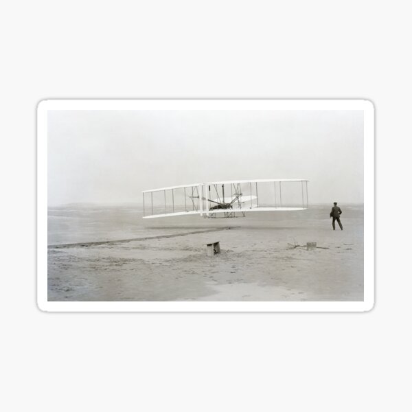 "FIRST FLIGHT 1903" Sticker by Daniel-Hagerman | Redbubble